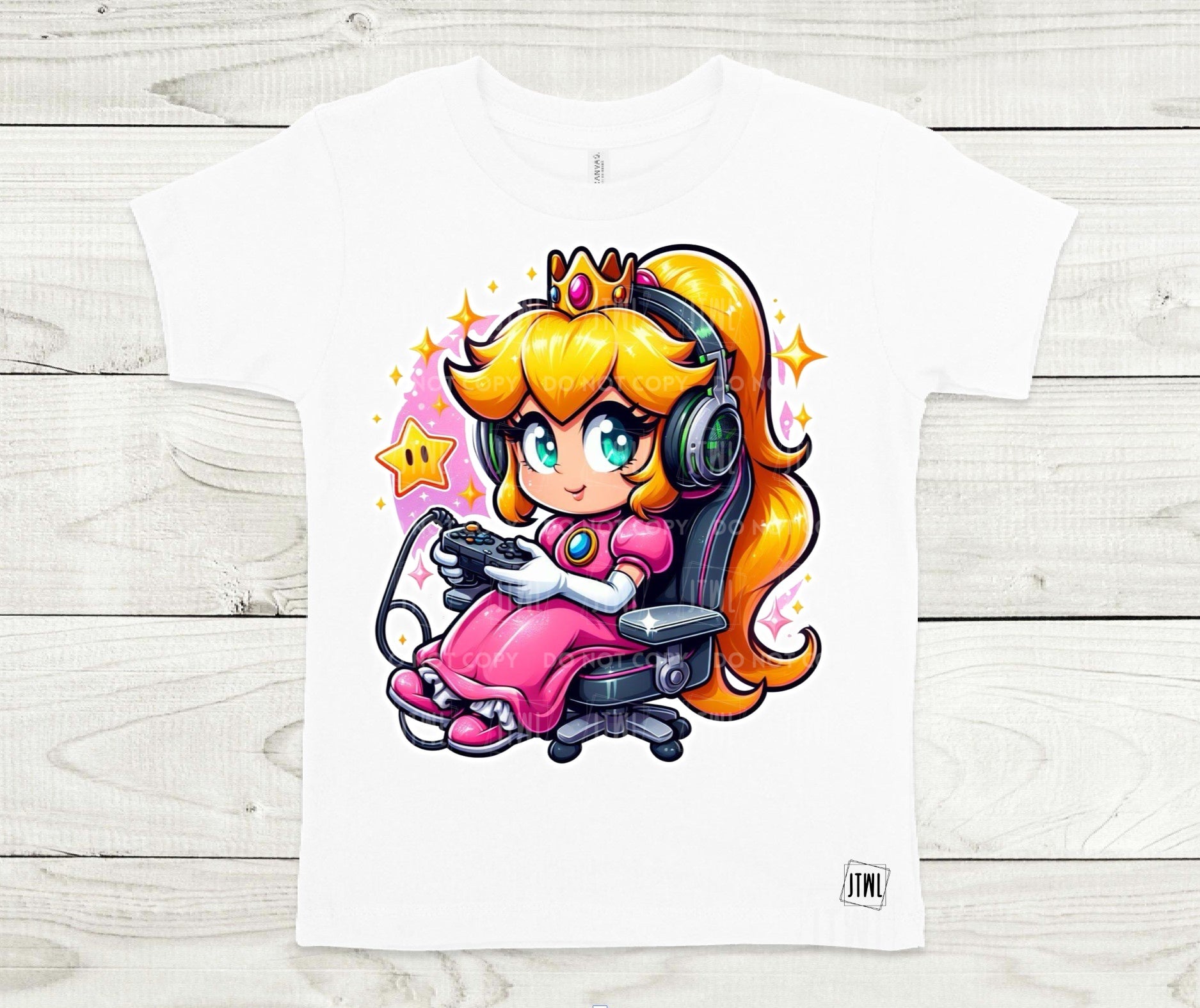 Princess Peach Gamer- All Sizes – JTWL